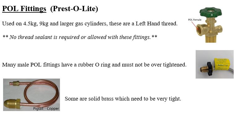 Threads & How To Identify Them | Caravan Gas Shop